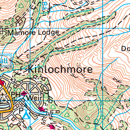 Blackwater Reservoir, Kinlochleven - Route Map