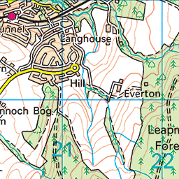 Greenock Cut, Inverclyde - Route Map
