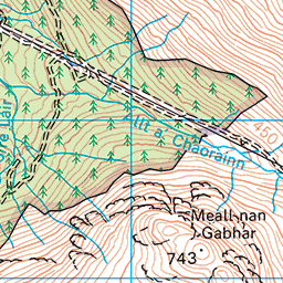 Ben Lui and Beinn a'Chlèibh - Route Map