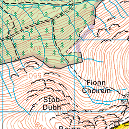 Ben Lui and Beinn a'Chlèibh - Route Map