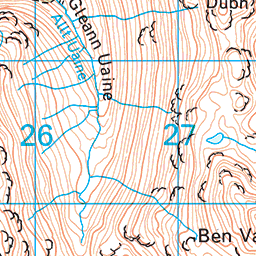 Ben Vane, from Inveruglas - Route Map