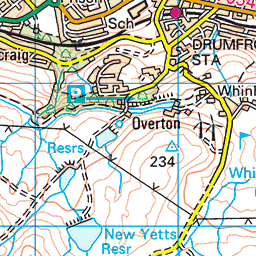 Greenock Cut, Inverclyde - Route Map