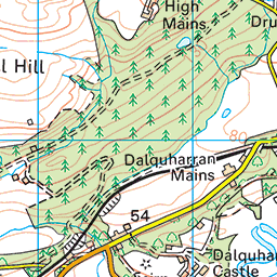 Barony Hill, Dailly - Route Map