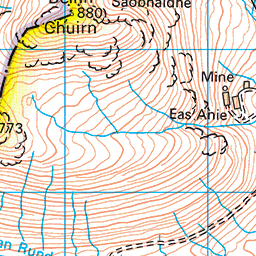 Ben Lui and Beinn a'Chlèibh - Route Map