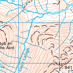 Ben Lui and Beinn a'Chlèibh - Route Map