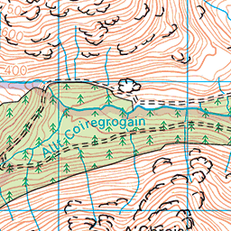Ben Vane, from Inveruglas - Route Map