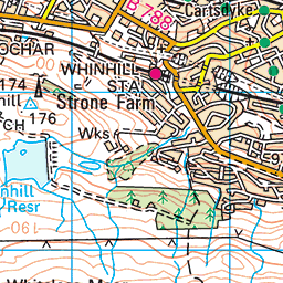 Greenock Cut, Inverclyde - Route Map