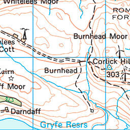 Greenock Cut, Inverclyde - Route Map
