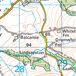 Barony Hill, Dailly - Route Map
