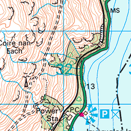Ben Vane, from Inveruglas - Route Map