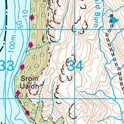 Ben Vane, from Inveruglas - Route Map