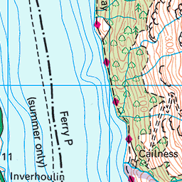 Ben Vane, from Inveruglas - Route Map