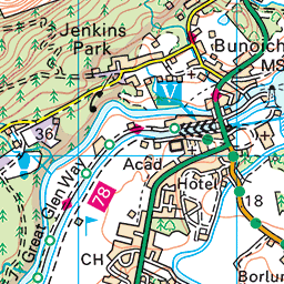 Fort Augustus Explorer - Route Map