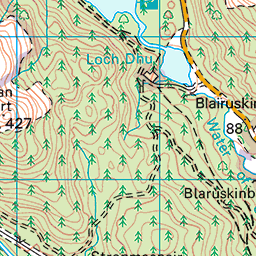 Kinlochard and the Crannog - Route Map