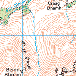 Ben Venue from Loch Achray - Route Map