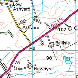 Burn Anne walk, Galston - Route Map