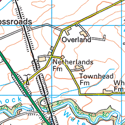 Burn Anne walk, Galston - Route Map