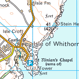 Burrow Head Coastal Circuit, Isle of Whithorn - Route Map