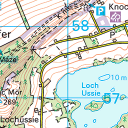 Dunglass Island and the Conon, Maryburgh - Route Map