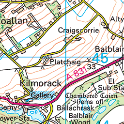 River Beauly and Lovat Bridge circuit - Route Map