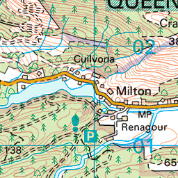 Kinlochard and the Crannog - Route Map