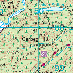 Kinlochard and the Crannog - Route Map