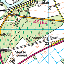 River Beauly and Lovat Bridge circuit - Route Map