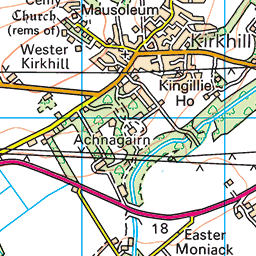 River Beauly and Lovat Bridge circuit - Route Map