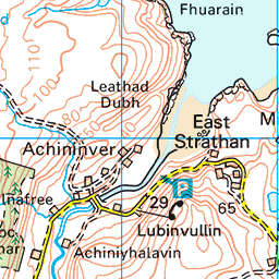 Talmine and Achininver Beach circuit - Route Map