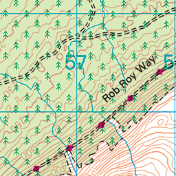 Acharn Woods, Killin - Route Map