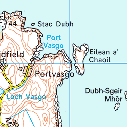 Talmine and Achininver Beach circuit - Route Map