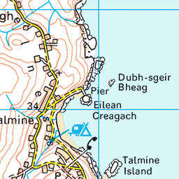 Talmine and Achininver Beach circuit - Route Map