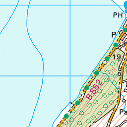 Aldourie Castle circuit, Dores - Route Map