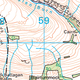 Cort-ma Law, near Lennoxtown - Route Map
