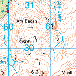 Acharn Woods, Killin - Route Map