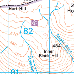 Cort-ma Law, near Lennoxtown - Route Map