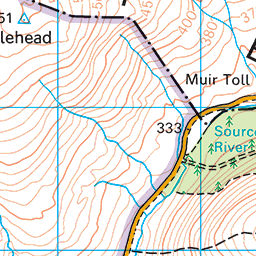 Cort-ma Law, near Lennoxtown - Route Map