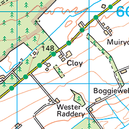 Rosemarkie beach and Hillockhead circuit - Route Map