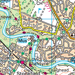 Strathclyde Loch, Motherwell - Route Map