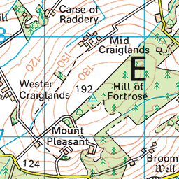 Rosemarkie beach and Hillockhead circuit - Route Map