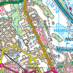 Strathclyde Loch, Motherwell - Route Map