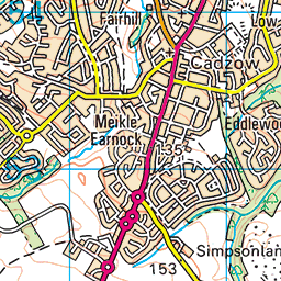 Chatelherault Country Park, near Hamilton - Route Map