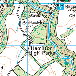 Chatelherault Country Park, near Hamilton - Route Map