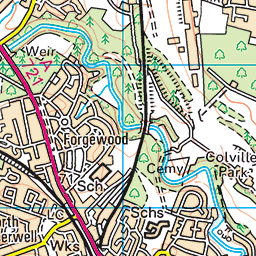 Strathclyde Loch, Motherwell - Route Map