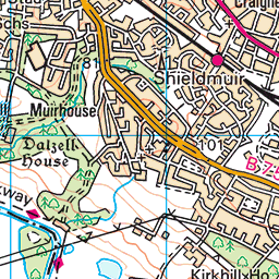 Chatelherault Country Park, near Hamilton - Route Map