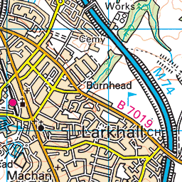 Chatelherault Country Park, near Hamilton - Route Map