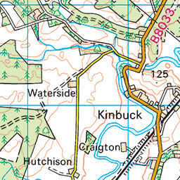 Dunblane to Ashfield riverside walk, Dunblane - Route Map