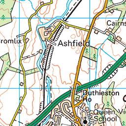 Dunblane to Ashfield riverside walk, Dunblane - Route Map