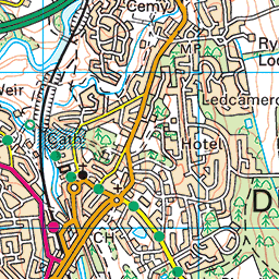 Dunblane to Ashfield riverside walk, Dunblane - Route Map