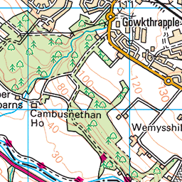 Chatelherault Country Park, near Hamilton - Route Map